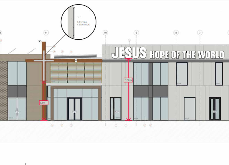 Network Norfolk : Norwich Soul Church cross and opening revealed