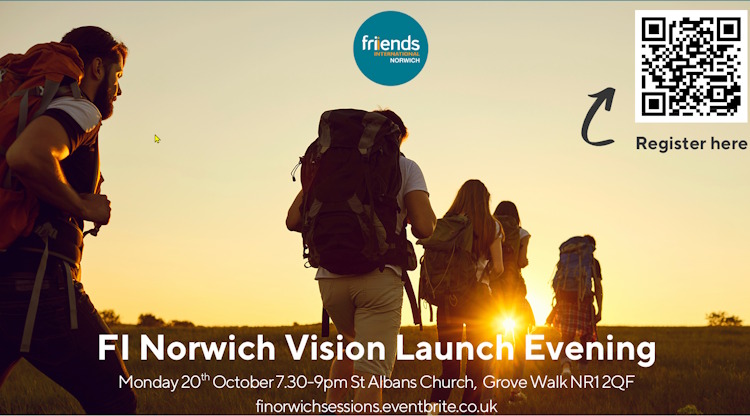 Network Norfolk : Friends International Vision launch in Norwich