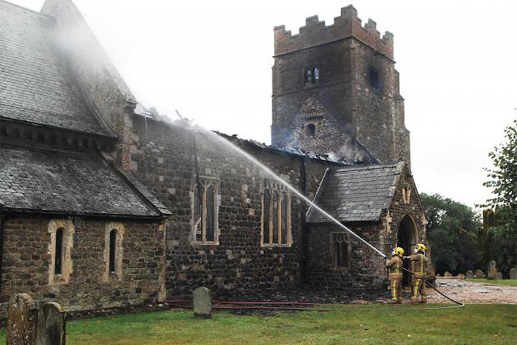 Network Norfolk : Restoration of Norfolk church continues after fire