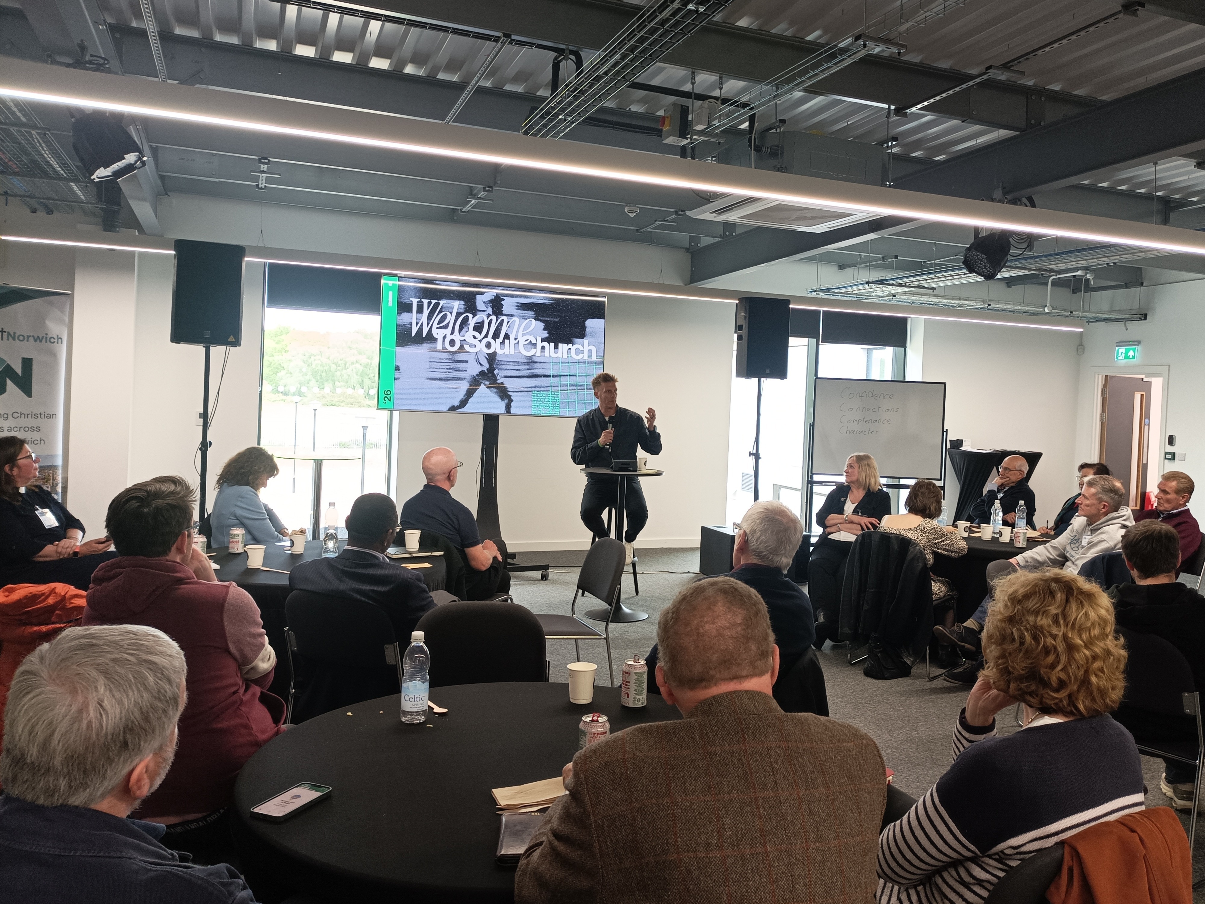 Network Norfolk : Soul Church's Jon Norman speaks at Connect Norwich lunch